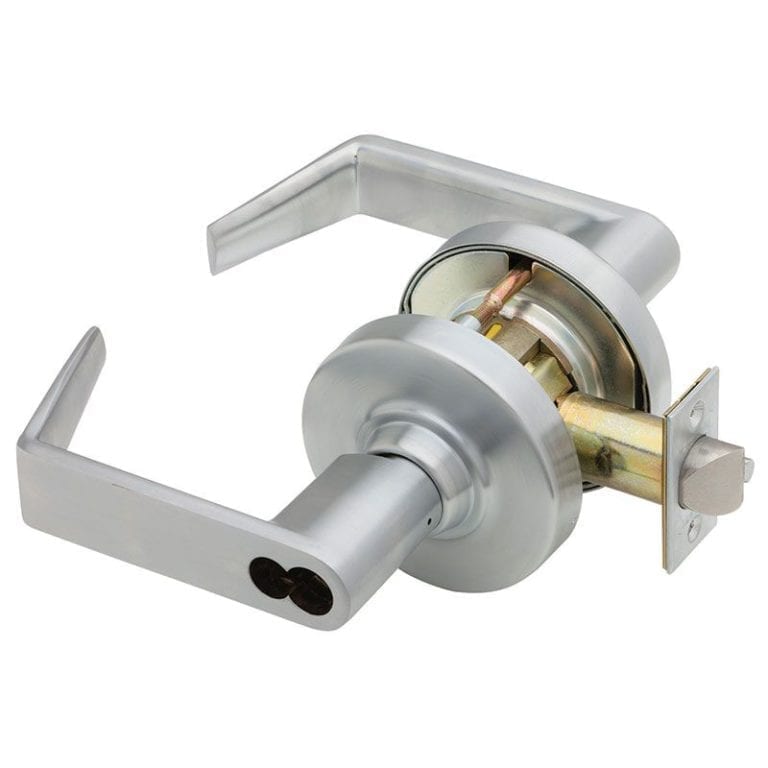 Schlage ND80JD RHO (Rhodes) FSIC Storeroom Lever Lock, Less Core