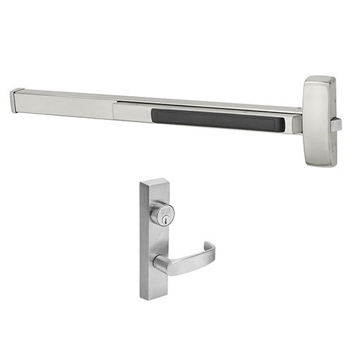 Sargent 12 8804 ETL Fire Rated Rim Exit Device With Night Latch Lever