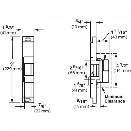 Von Duprin 6112 Electric Strike for Rim Exit Devices