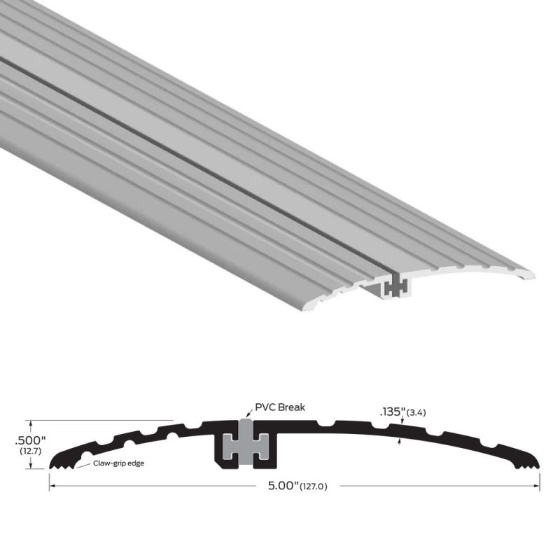 Zero 625A Thermal Break Threshold - 5" Wide x 1/2" High